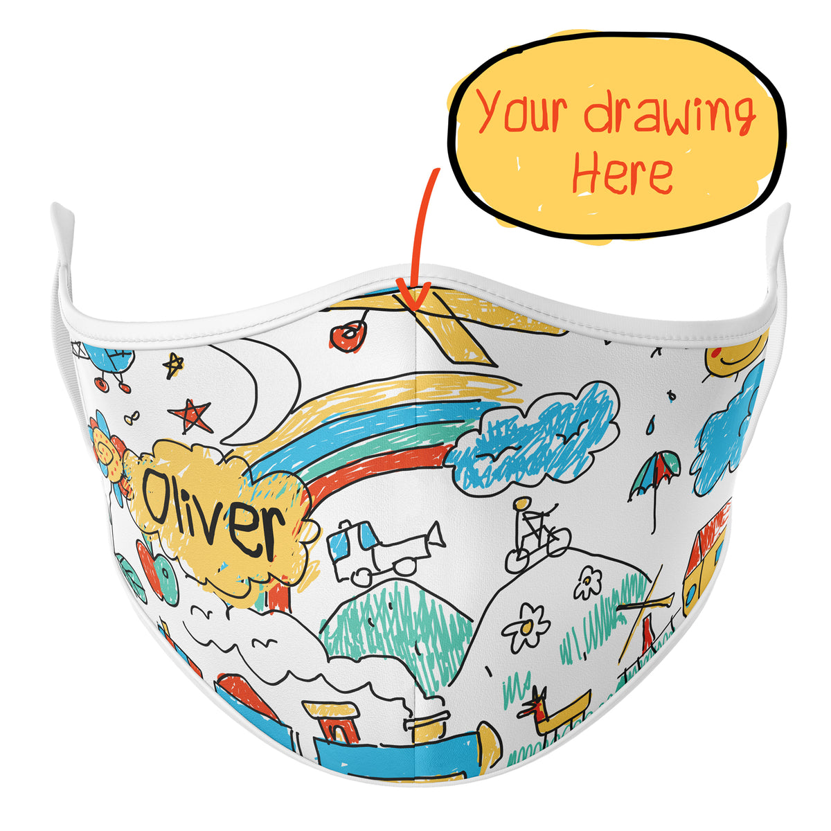 Draw Your Own Mask - Custom Design | Protect Styles
